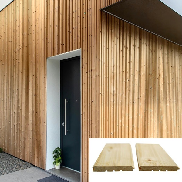 Wholesale 95x18mm Tongue And Groove Exterior Wood Cladding Manufacturer and Supplier | Hanbo